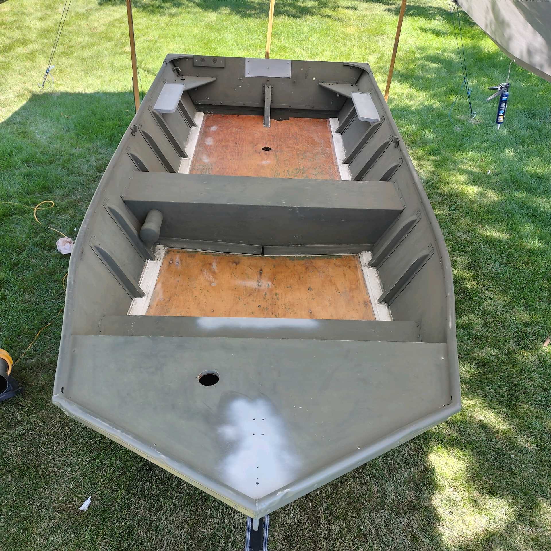 Easiest way to stop leaks in an aluminum boat - Wetlander Slick Bottom ...